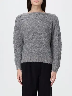 Isabel Marant Étoile Drop-shoulder Virgin Wool Crewneck Jumper - Grey