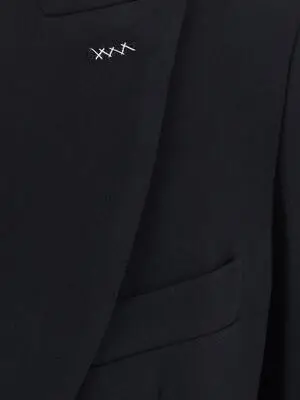 Max Mara Double-breasted Wool Blazer With Revere Collar