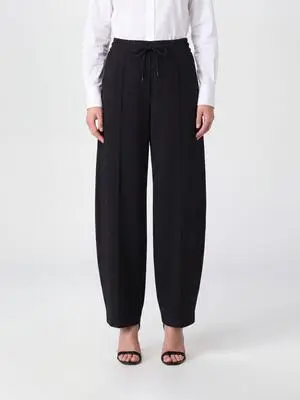 Max Mara Olmo Wide-leg High-waisted Technical Fabric Jogging Trousers - Black