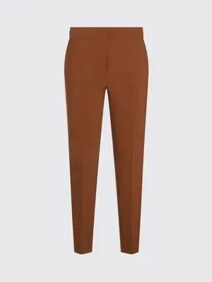 Max Mara Acino Mid-rise Slim Fit Skinny Wool Trousers - Brown