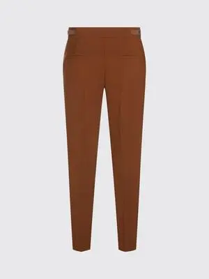 Max Mara Acino Mid-rise Slim Fit Skinny Wool Trousers - Brown