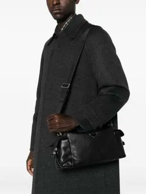 Prada Explore Re-nylon Adn Leather Shoulder Bag