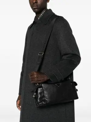 Prada Explore Re-nylon Adn Leather Shoulder Bag