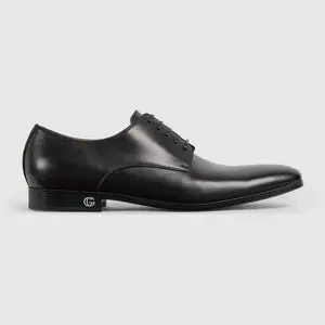 Gucci Lace-up Shoe With Double G Leather