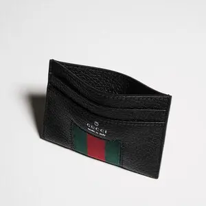 Gucci Web Trademark Bi-fold Wallet Leather