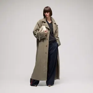 Gucci Washed Matte Nylon Trench Coat Ready-to-wear