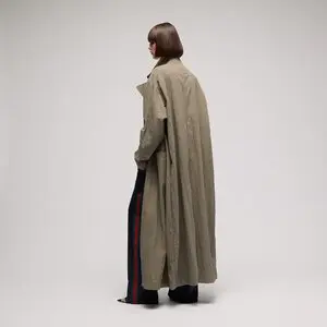 Gucci Washed Matte Nylon Trench Coat Ready-to-wear