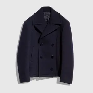Gucci Felted Wool Caban - Blue