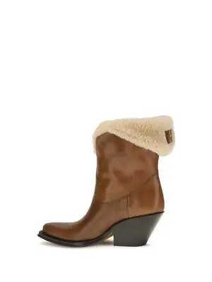 Chloé Azelan Fur-lined Ankle Boots