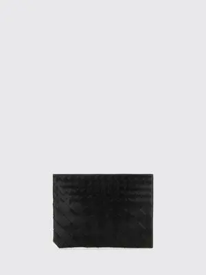Bottega Veneta Intrecciato Leather Document Holder - Black
