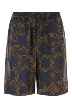 Loewe Printed Silk Paula S Ibiza Bermuda Shorts