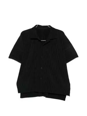 Issey Miyake Pleated Polo Shirt - Multicolor
