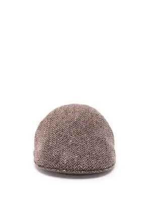 Brunello Cucinelli Dazzling & Sparkling Chevron Flat Hat - Multicolor