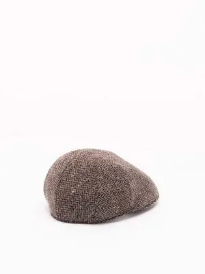 Brunello Cucinelli Dazzling & Sparkling Chevron Flat Hat - Multicolor