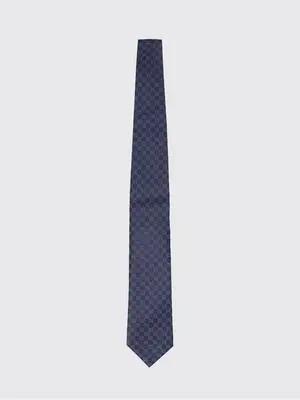 Gucci Gucci Men Gucci Men Gg Printed Silk Tie Gucci Blue