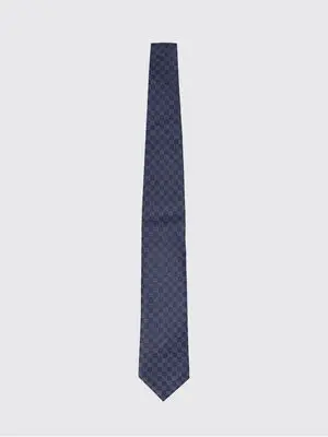 Gucci Gg Printed Silk Tie - Blue