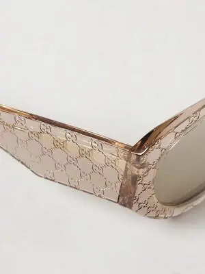 Gucci Tortoiseshell Acetate Sunglasses With Embossed Gg Monogram