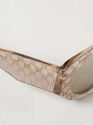 Gucci Tortoiseshell Acetate Sunglasses With Embossed Gg Monogram