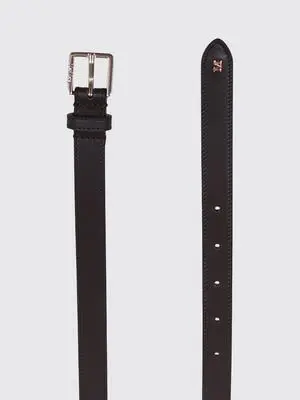 Max Mara Belt In Fine Smooth Calf Leather With Metal Buckle - Brown