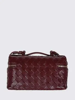 Bottega Veneta Bang Bang Mini Handbag In Intrecciato Calfskin Leather - Red