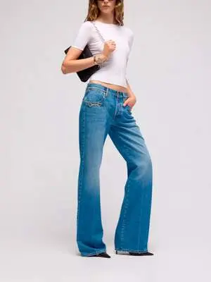 Gucci Low Rise Jeans - Multicolor