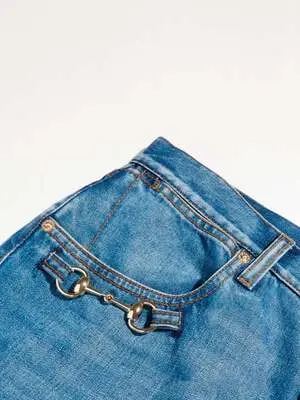 Gucci Low Rise Jeans - Multicolor