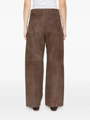 Max Mara S` Leather Pants