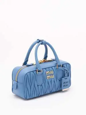 Miu Miu Arcadie` Matelassé Nappa Leather Bag - Multicolor