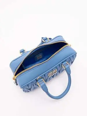 Miu Miu Arcadie` Matelassé Nappa Leather Bag - Multicolor