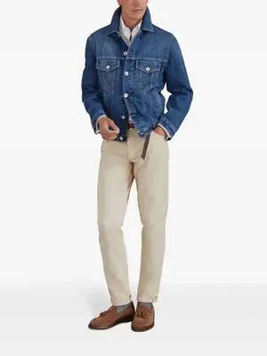 Brunello Cucinelli Dyed Denim Pants