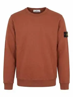 Stone Island Organic Cotton Fleece Sweatshirt - Multicolor