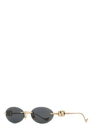 Valentino Garavani Metal Sunglasses - Gold