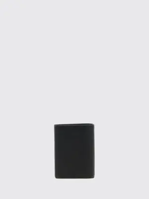 Saint Laurent Tiny Cassandre Card Holder In Grained Leather