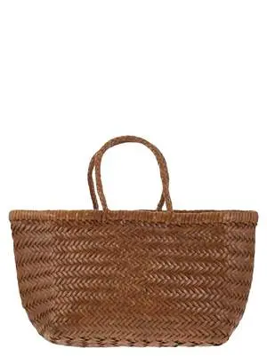 Dragon Diffusion Triple Jump Small Woven Leather Bag