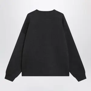 Loewe Charcoal Grey Jumper In Cotton Blend - Gray
