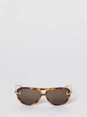 Bottega Veneta Knot Aviator Sunglasses In Metal And Acetate - Multicolor