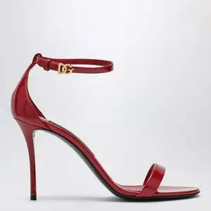Dolce & Gabbana Patent Leather High-heeled Sandals - Red