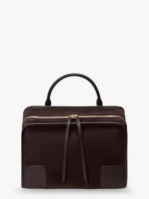 Loewe Amazona 180 Suede Handbag - Multicolor