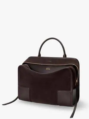 Loewe Amazona 180 Suede Handbag - Multicolor