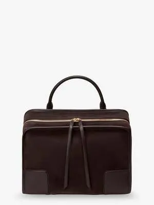 Loewe Amazona 180 Suede Handbag - Multicolor