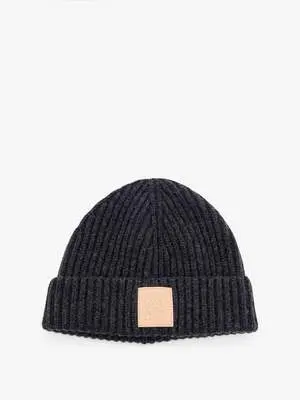 Loewe Beanie Cashmere Hat - Black