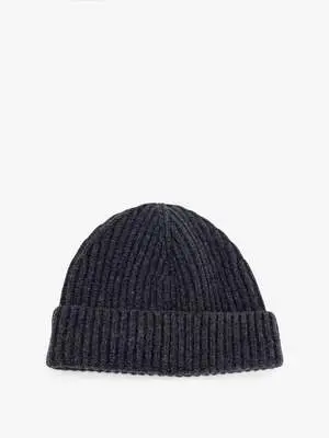 Loewe Beanie Cashmere Hat - Black