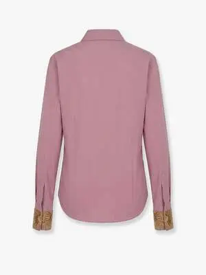 Dries Van Noten Chloris Cotton Shirt With Embroiders Cuffs - Multicolor