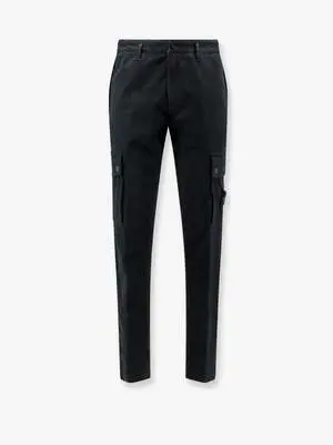 Stone Island Cargo Stretch Organic Cotton Trousers - Black