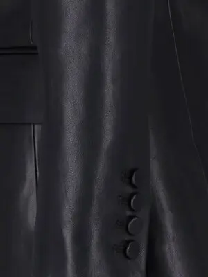 Balmain Lambskin Leather Blazer