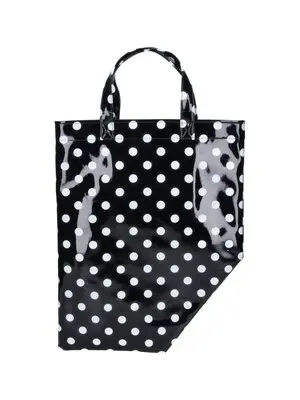 Comme Des Garçons Polka Dot Tote Bag - Black