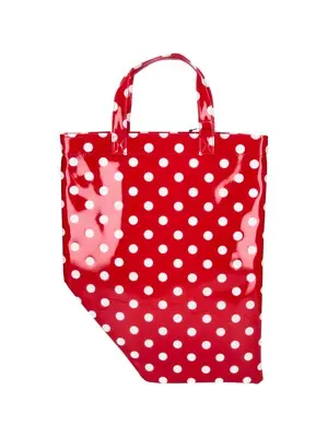 Comme Des Garçons Polka Dot Tote Bag - Red