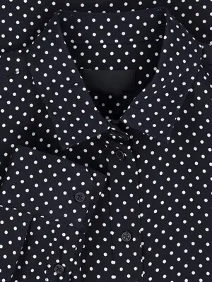 NILI LOTAN Polka Dot Silk Shirt