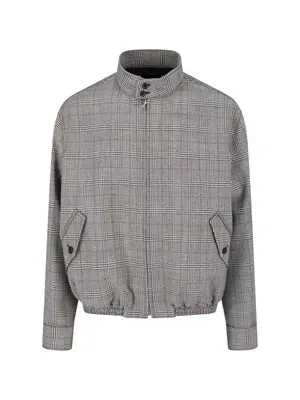 Marni Virgin Wool Checked Jacket - Black