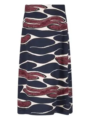 Marni Midi Skirt "crimson Flow